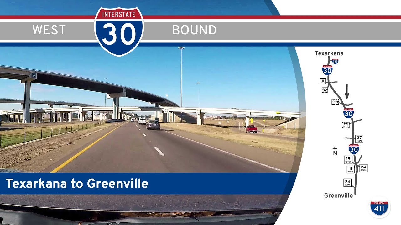 Interstate 30 - Texarkana to Greenville - Texas | Drive America's ...