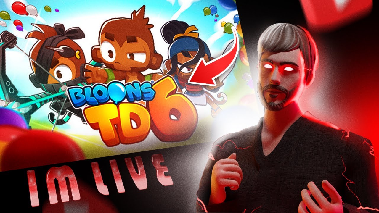 LIVE: Insane Bloons TD 6 Gameplay! CHIMPS, Bosses & Late Game Madness ...