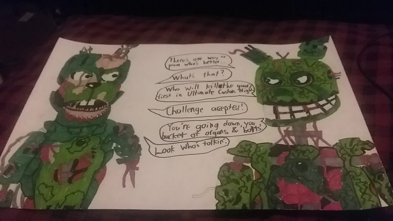 Springtrap Vs Scraptrap - YouTube