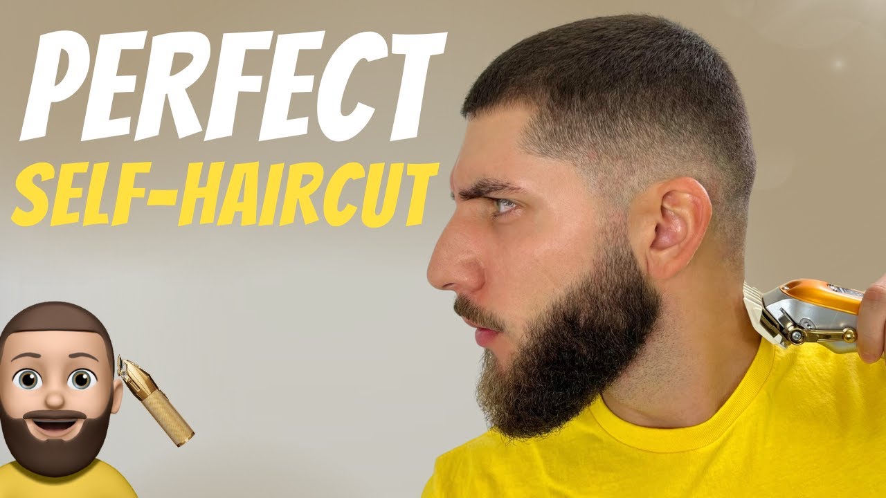 Non Barber's Perfect Self-Haircut Tutorial | How To Cut Your Own Hair ...