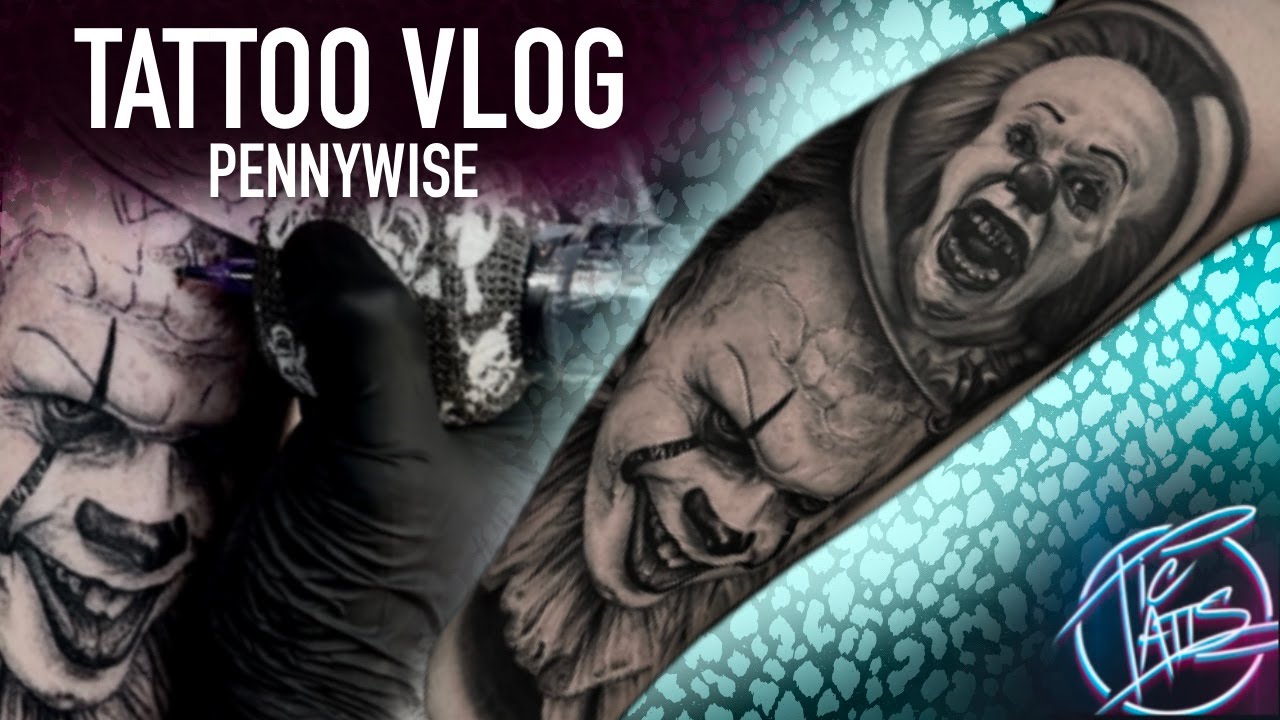 7-hour-tattoo-bill-skarsgard-and-tim-curry-s-pennywise-realtime-and