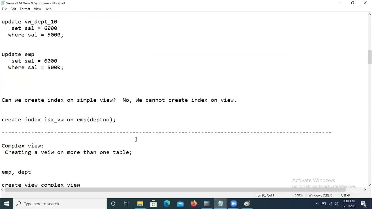 Oracle SQL PLSQL Session 17 Views Materialized Views Grant oracle-sql-plsql-session-17-views-materialized-views-grant