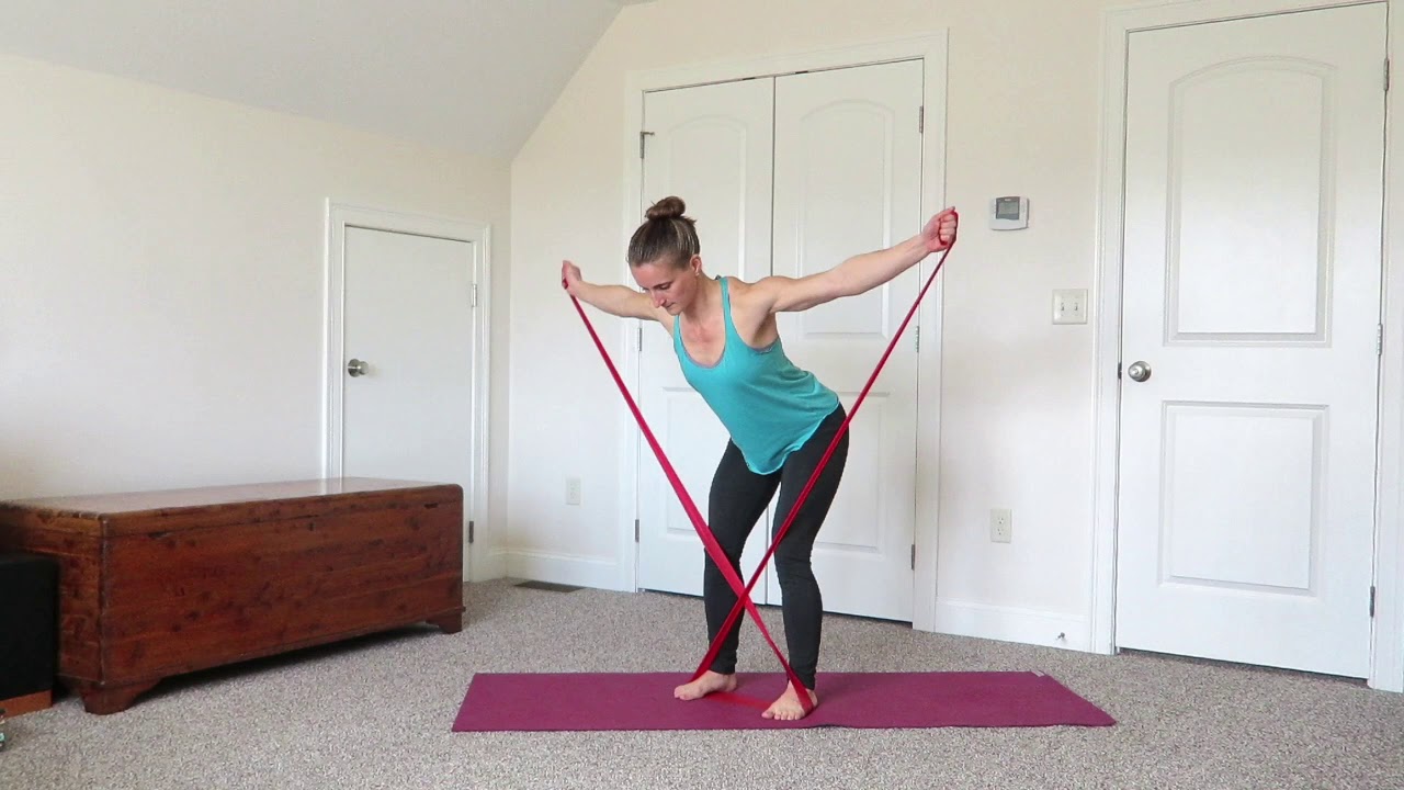Bent over banded reverse flys - YouTube