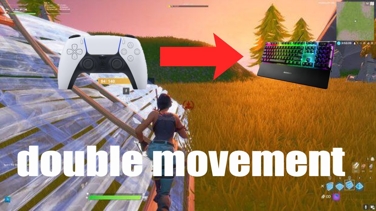 How To Have Double Movement In Fortnite Battle Royal - YouTube