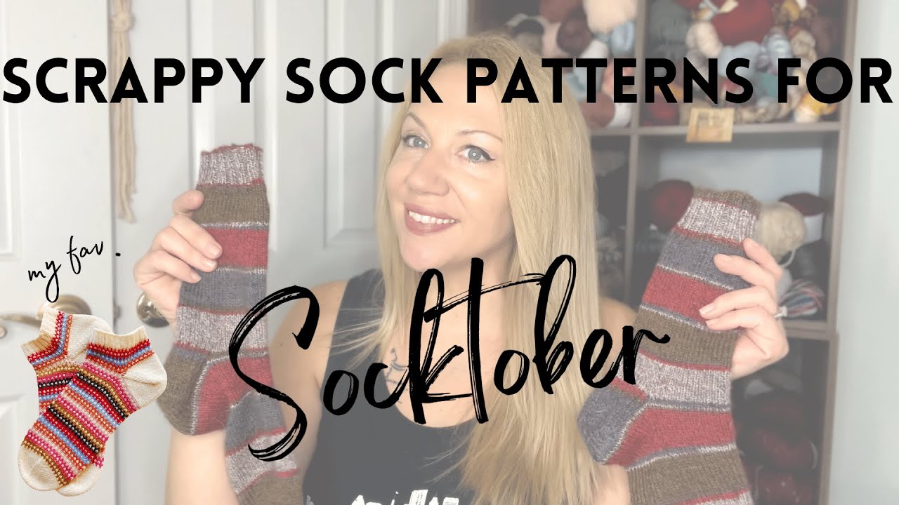 🧦 8 Colorful Scrappy Sock Patterns for SOCKTOBER | Patons Kroy Review # ...