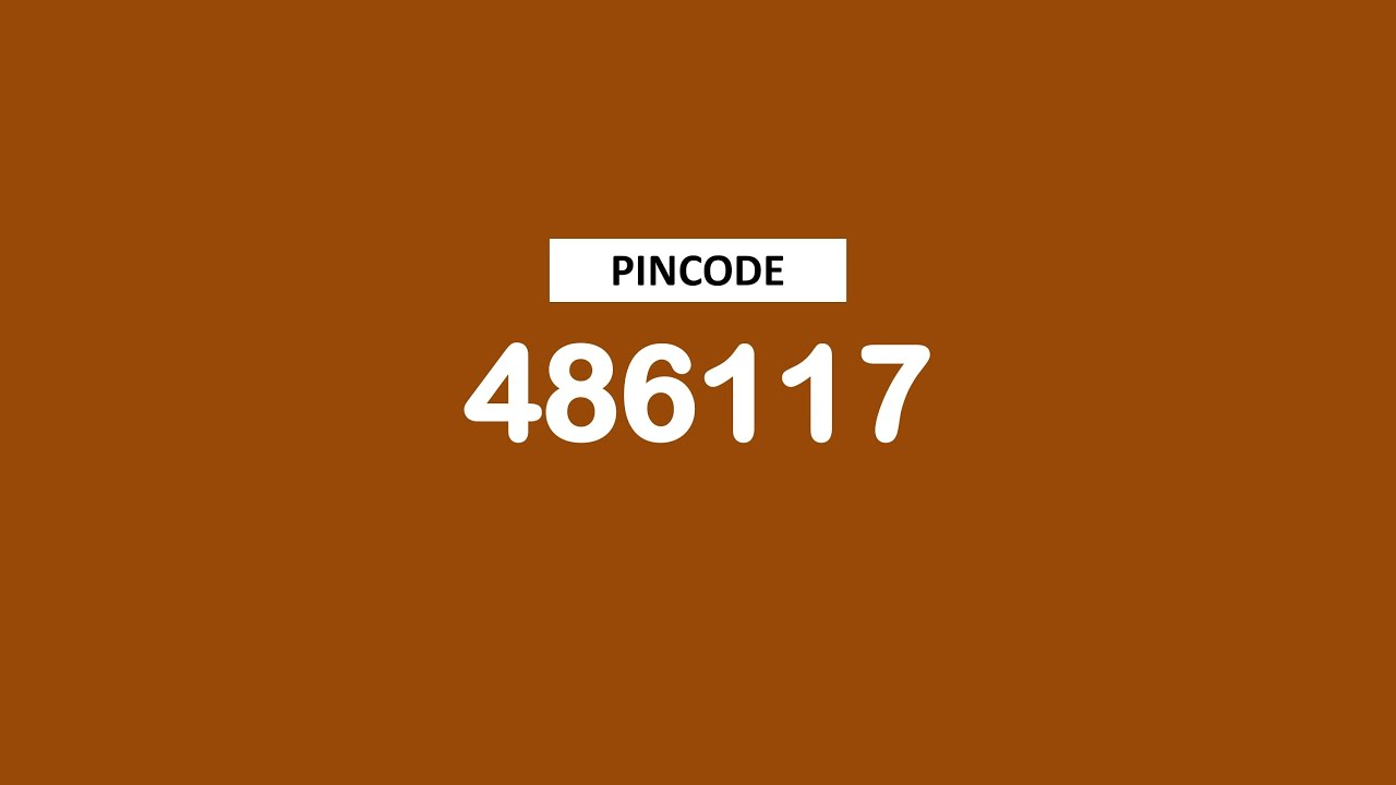 Pincode 486117 - Jamui, Bans, Lalgaon, Kashiyargaon & More - YouTube