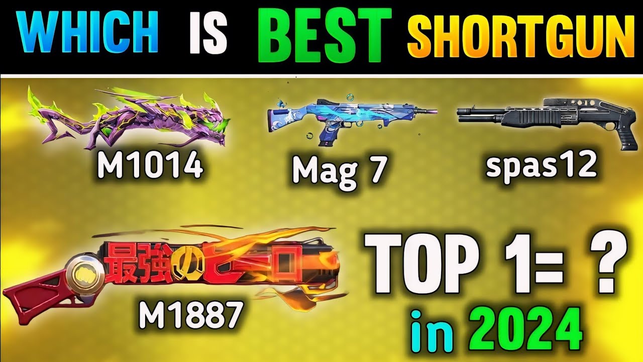 AFTER UPDATE BEST SHORT GUN SKIN | BEST SHORT GUN SKIN IN FREE FIRE ...