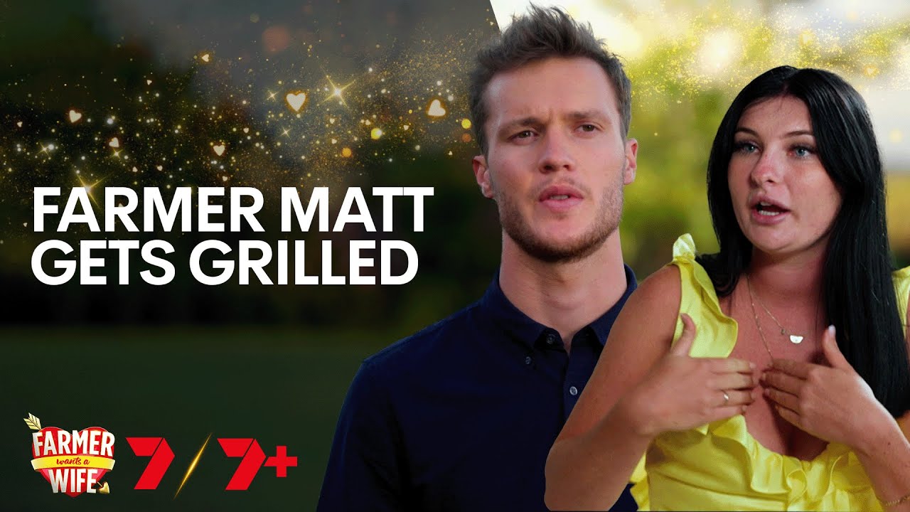 Farmer Matt was bombarded with questions on one of his dates. - YouTube