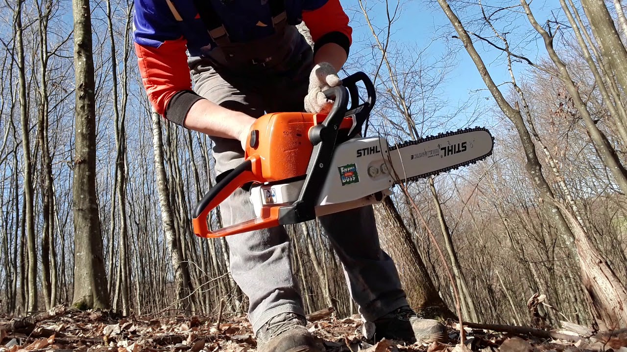 Stihl ms 310 Nelo - YouTube
