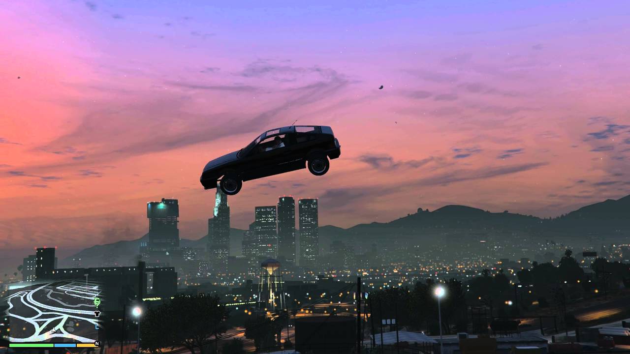 GTA 5 Stunt #49 +Map Location: Murrieta Oil Field - YouTube