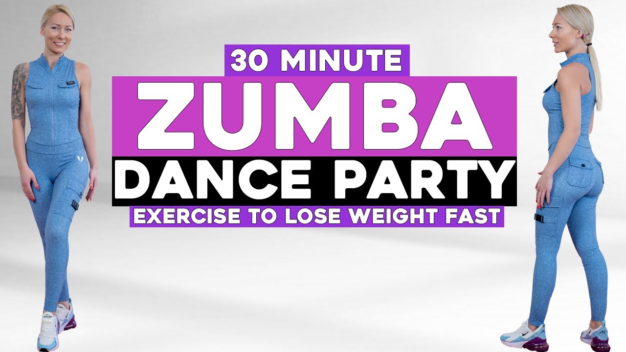 30 MIN EASY WEIGHT LOSS ZUMBA Dance Workout For Beginners At Home Best ...