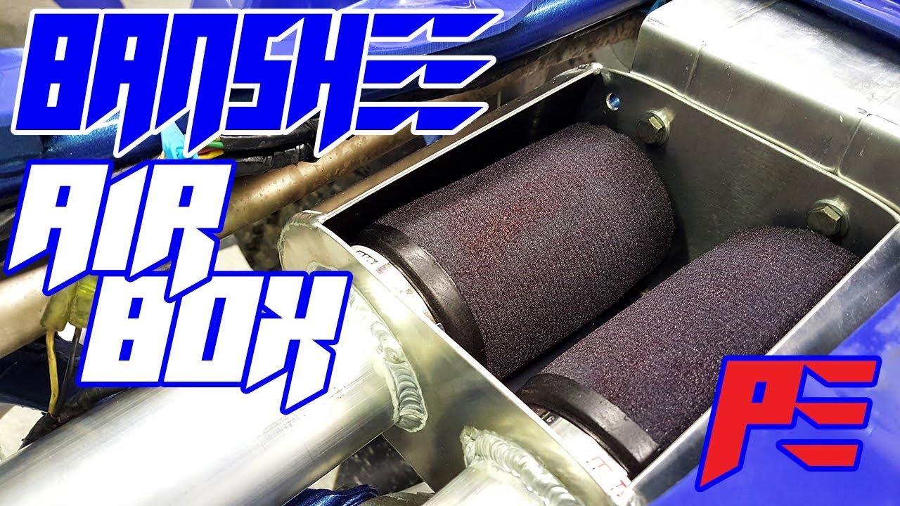 Banshee Aluminum Air Box Mod Part 3 - YouTube