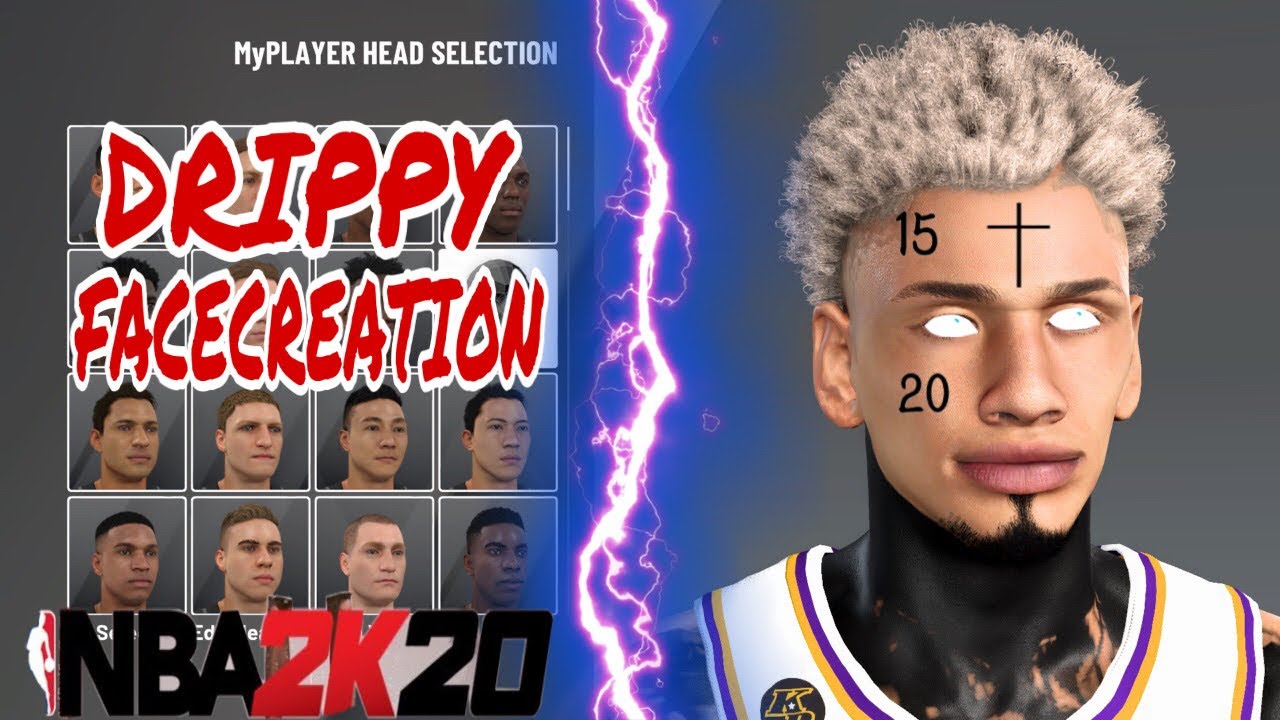 *NEW* DRIPPY FACE CREATION TUTORIAL IN NBA 2K20!LOOK LIKE A DRIBBLE GOD ...