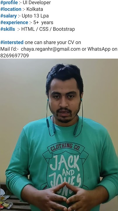 UI Developer l HTML Jobs l CSS Jobs l #jobs #interview #jobsearch #parttimejob l IT Jobs l ...