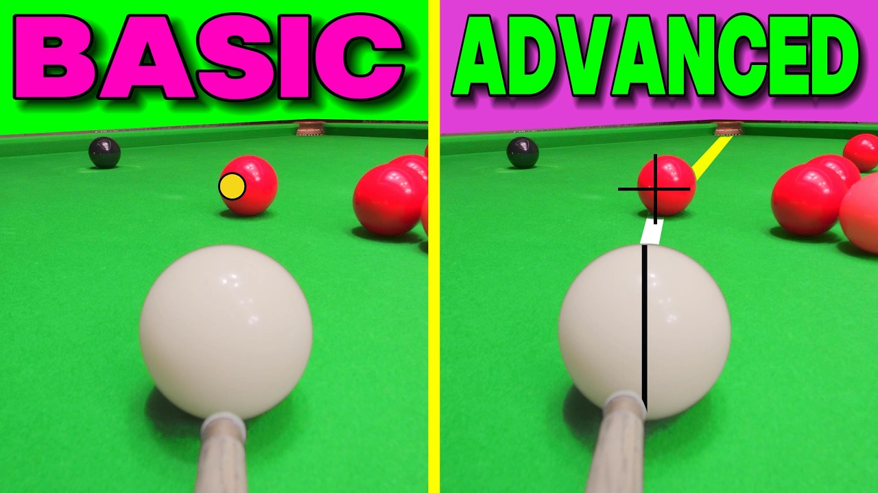 Snooker Advanced Tips Aiming - YouTube