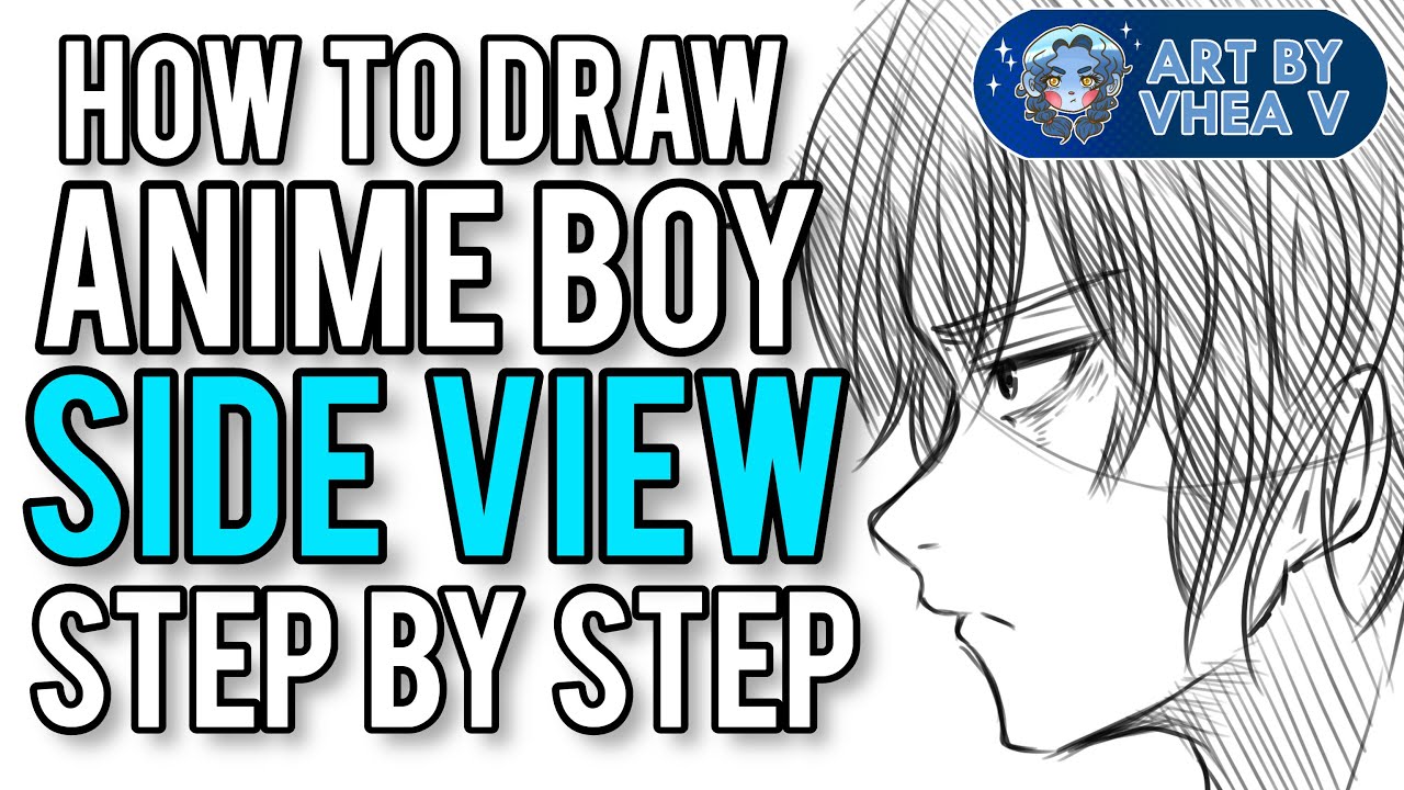 how to draw anime boy in side view | anime drawing tutorial for ...