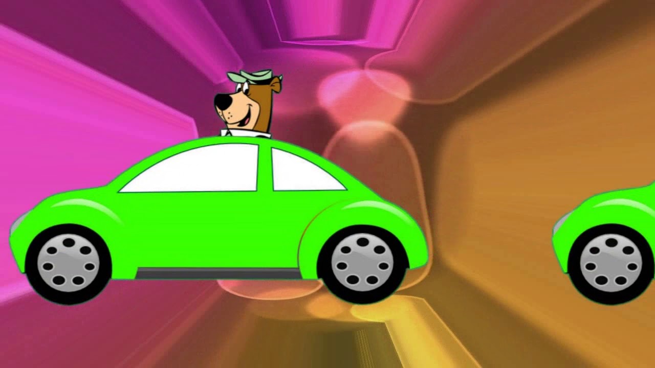 YOGI BEAR DRIVING CRAZY CARS - YouTube