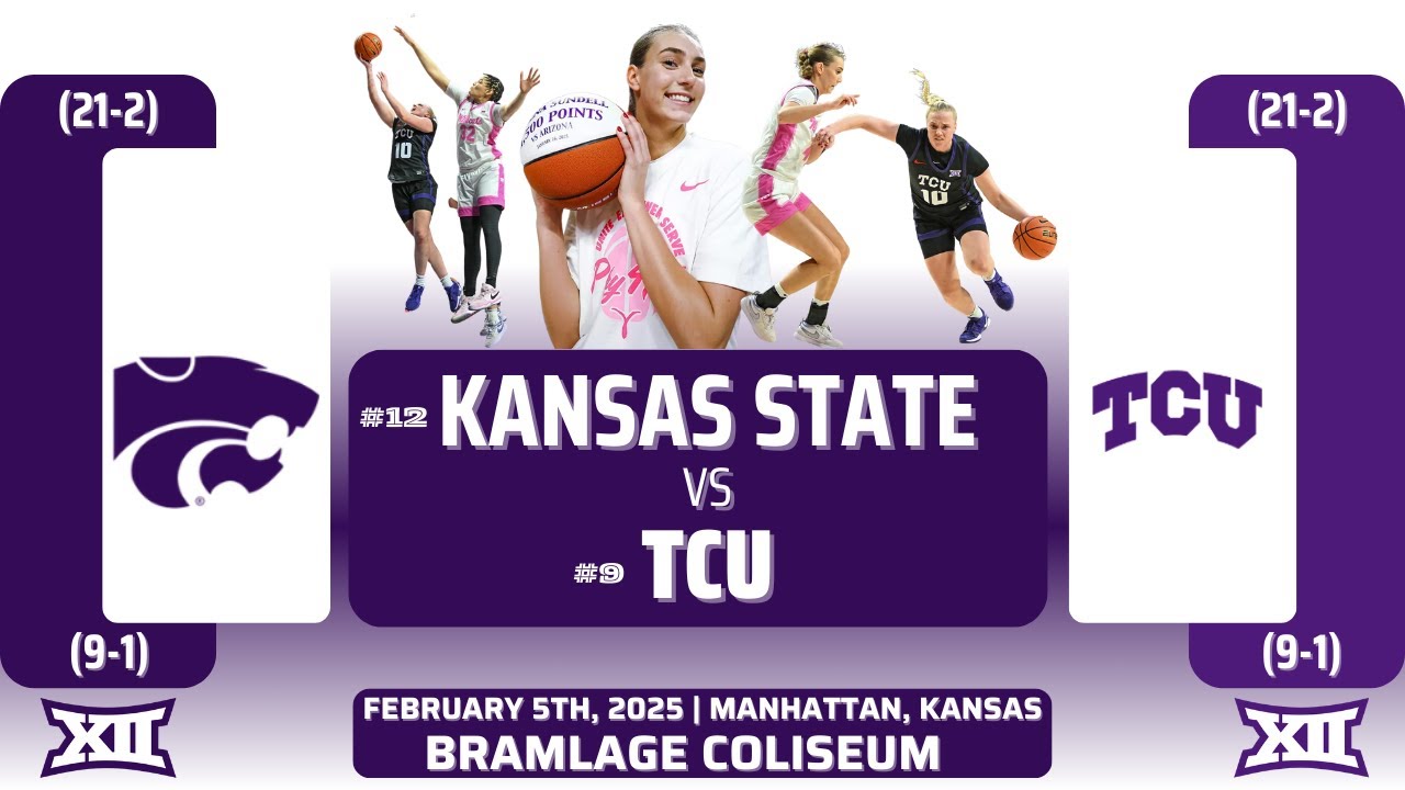 No. 12 Kansas State vs No. 9 TCU | Big 12 | 2.5.25 - YouTube