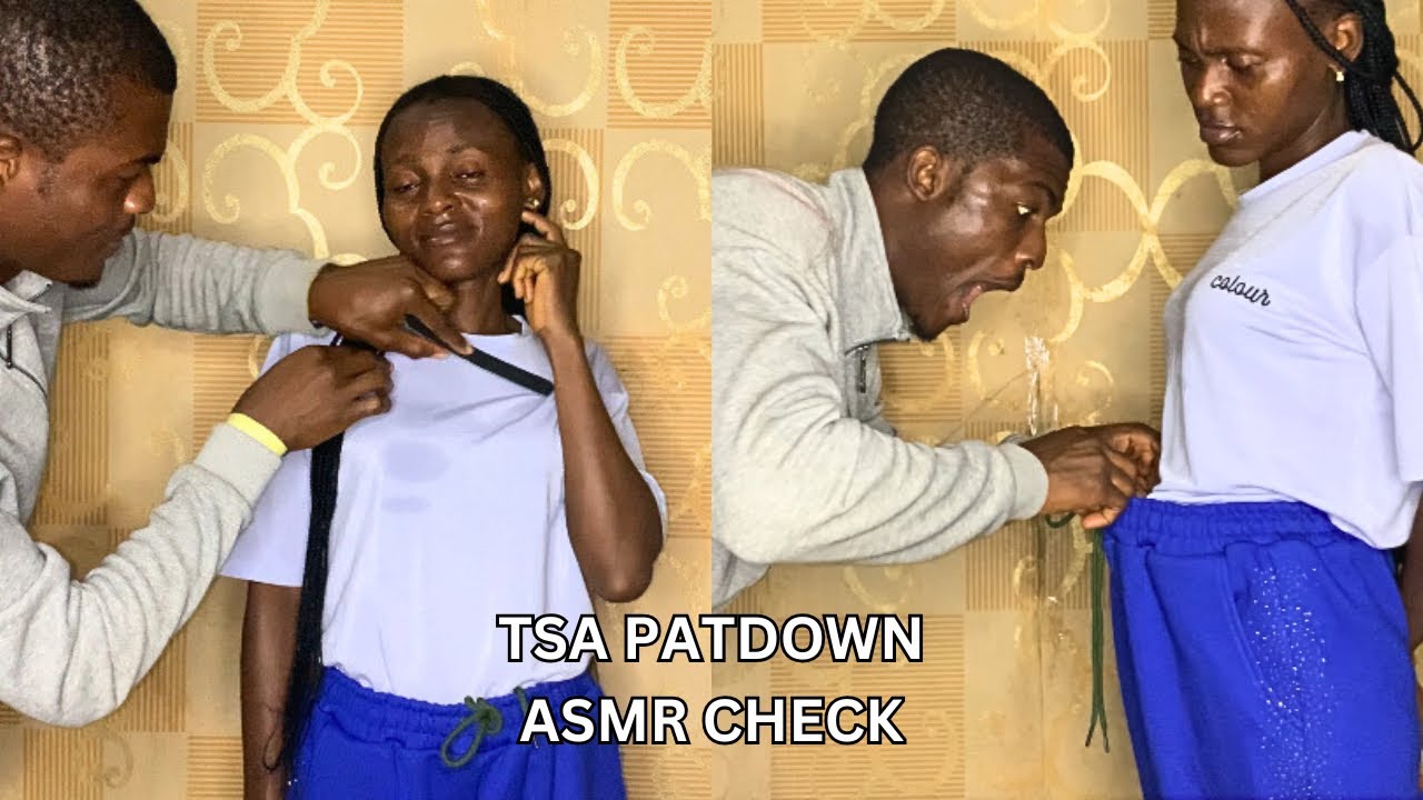 ASMR TSA Pat Down - Fast And Aggressive Head Massage And Scalp ...