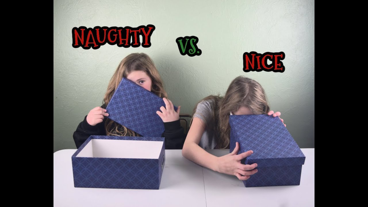 NAUGHTY VS NICE CHRISTMAS PRESENT CHALLENGE!! - YouTube