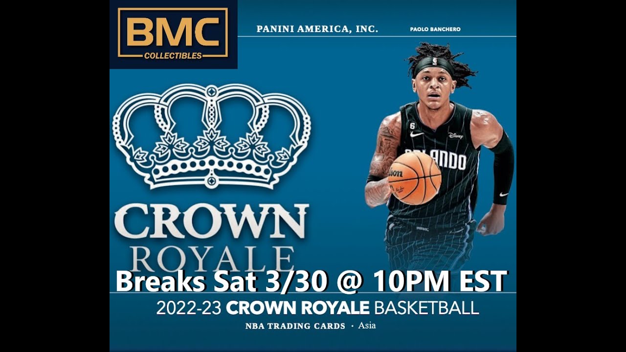 3/30 2022-23 Panini Crown Royale Tmall Full Case Break #1 - YouTube