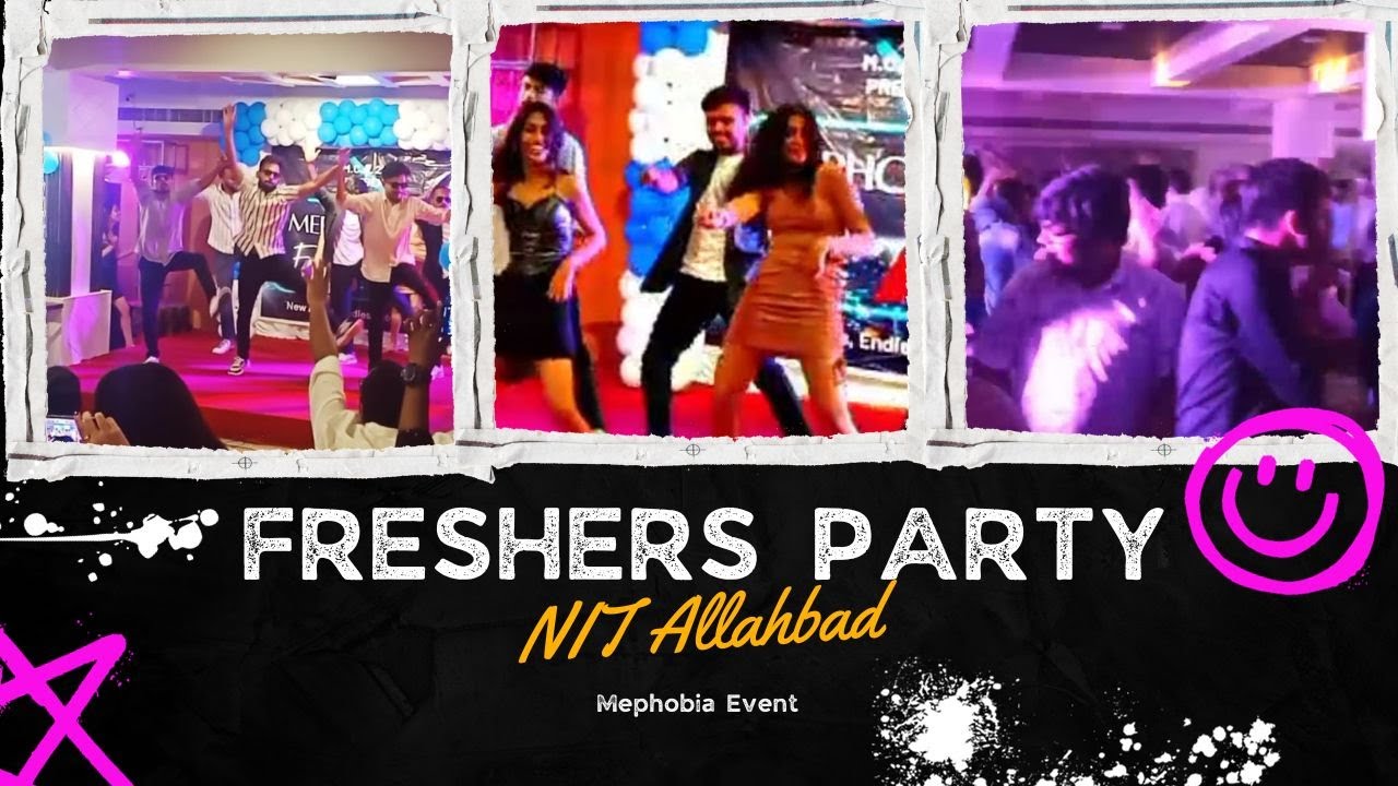 Freshers Party 2023 Nit Allahabad 🥳 | Mephobia Event 2023 | NIT Allahabad | 2k23 Freshers Party ...