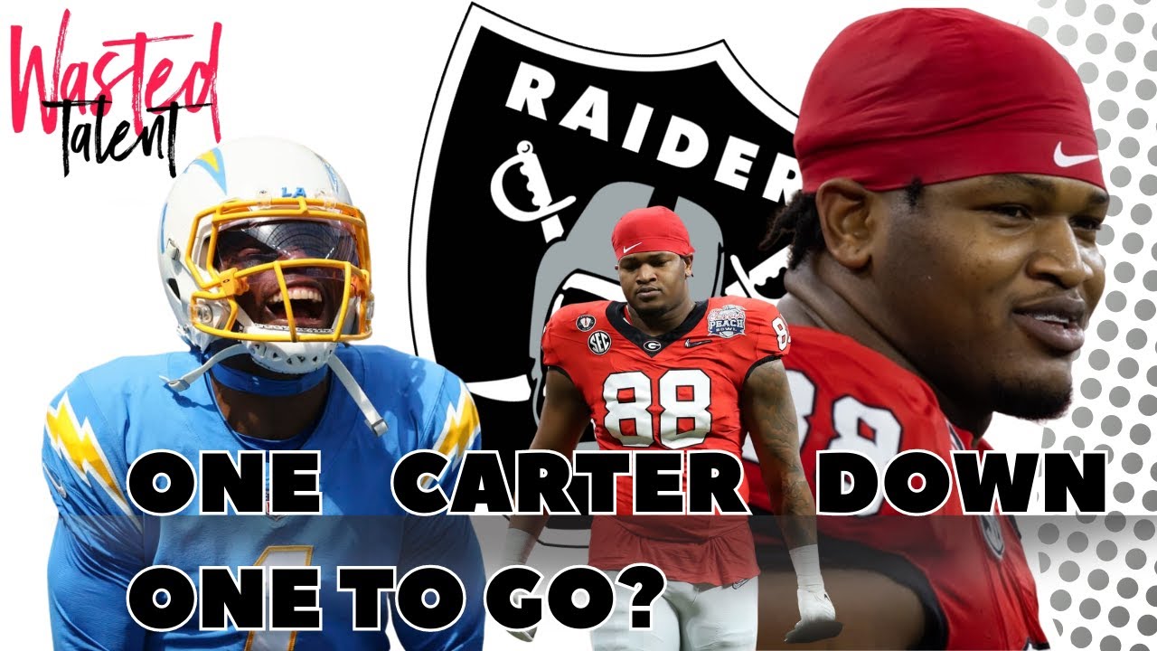 Raiders: SHOCKING news on Jalen Carter raiders sign DeAndre Carter Mark ...