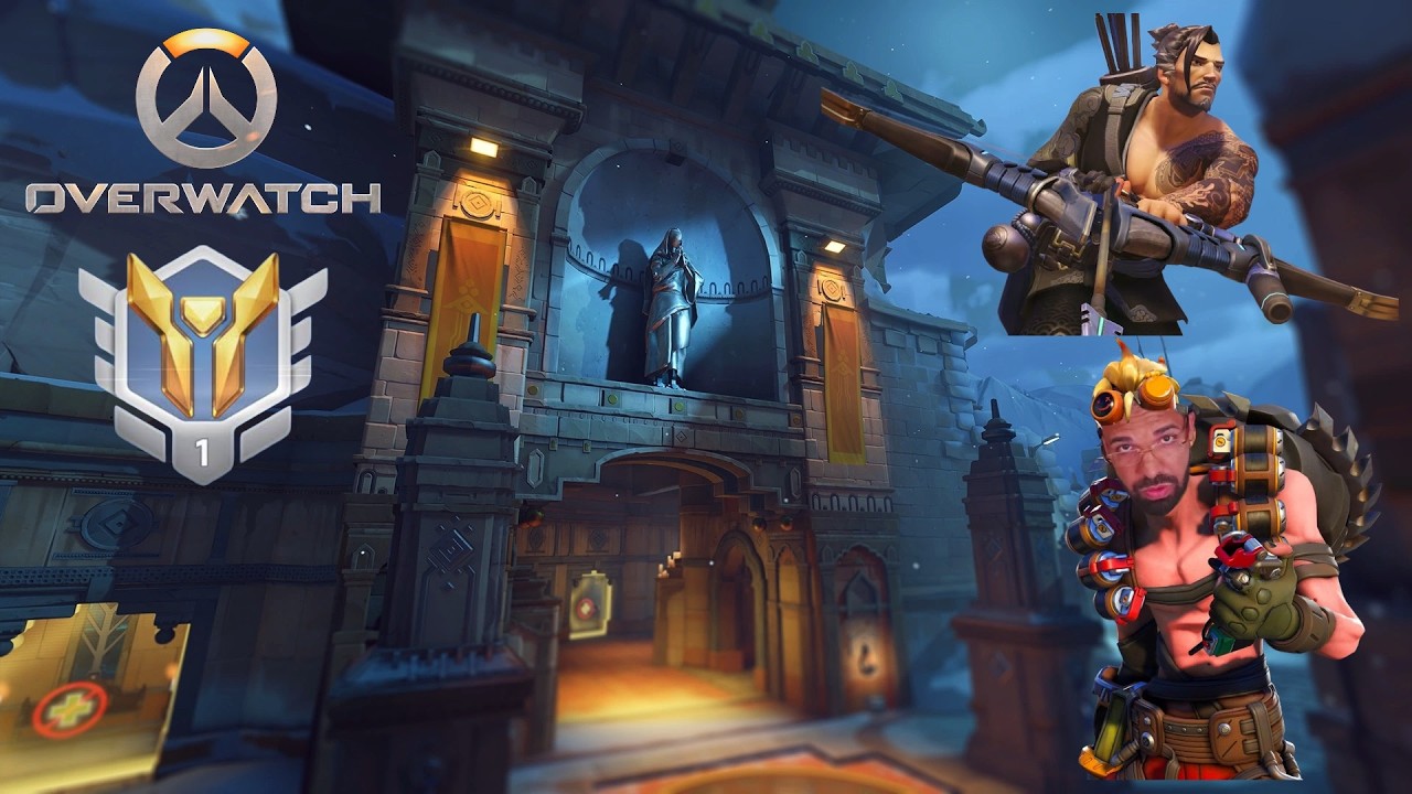 Hanzo/Junkrat - Gold 1 Competitive 26 - Overwatch [4K] - YouTube