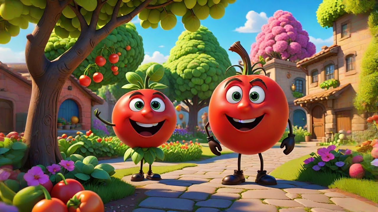 Tomato Adventure Song | Fun Vegetable Song for Kids | Sing Along ...