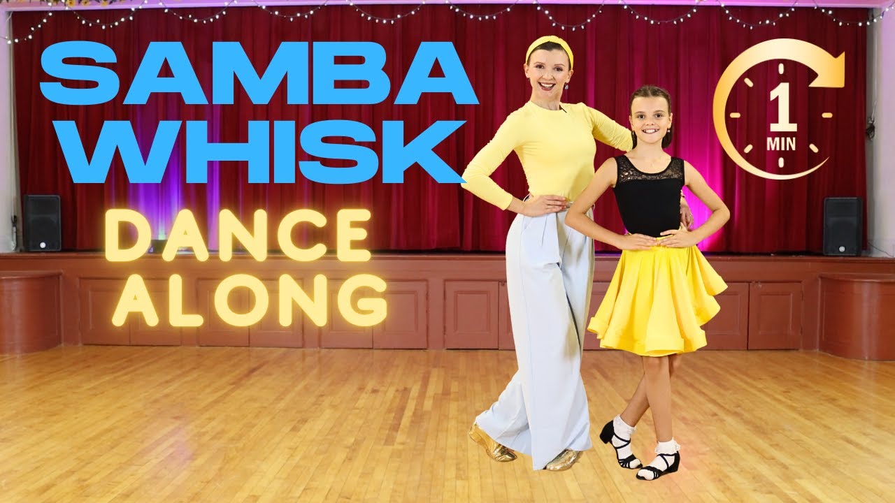 Samba Whisk 💃 1-Minute Dance Along | Learn a Basic Samba Step - YouTube
