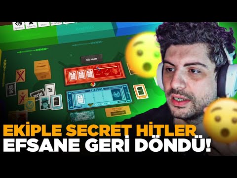 EFSANE GERİ DÖNDÜ! EKİP İLE SECRET HITLER w/NoelDayı,AbeautifulDeath | TABLETOP SIMULATOR | HYPE