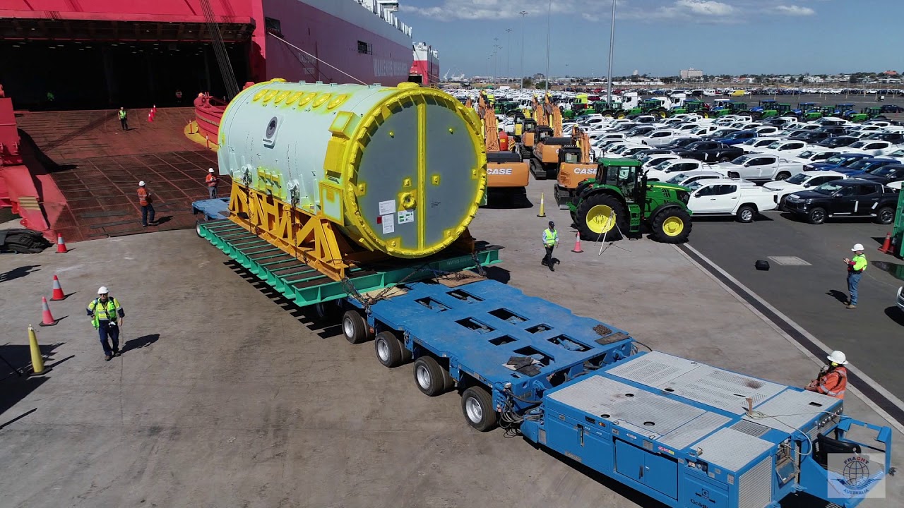 Fracht Generator Arrival in Melbourne - YouTube