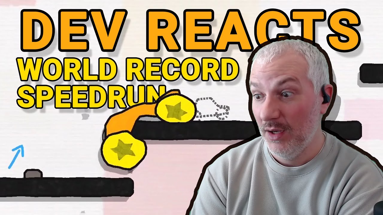 Dev Reacts to World Record JellyCar Worlds Speedrun - YouTube