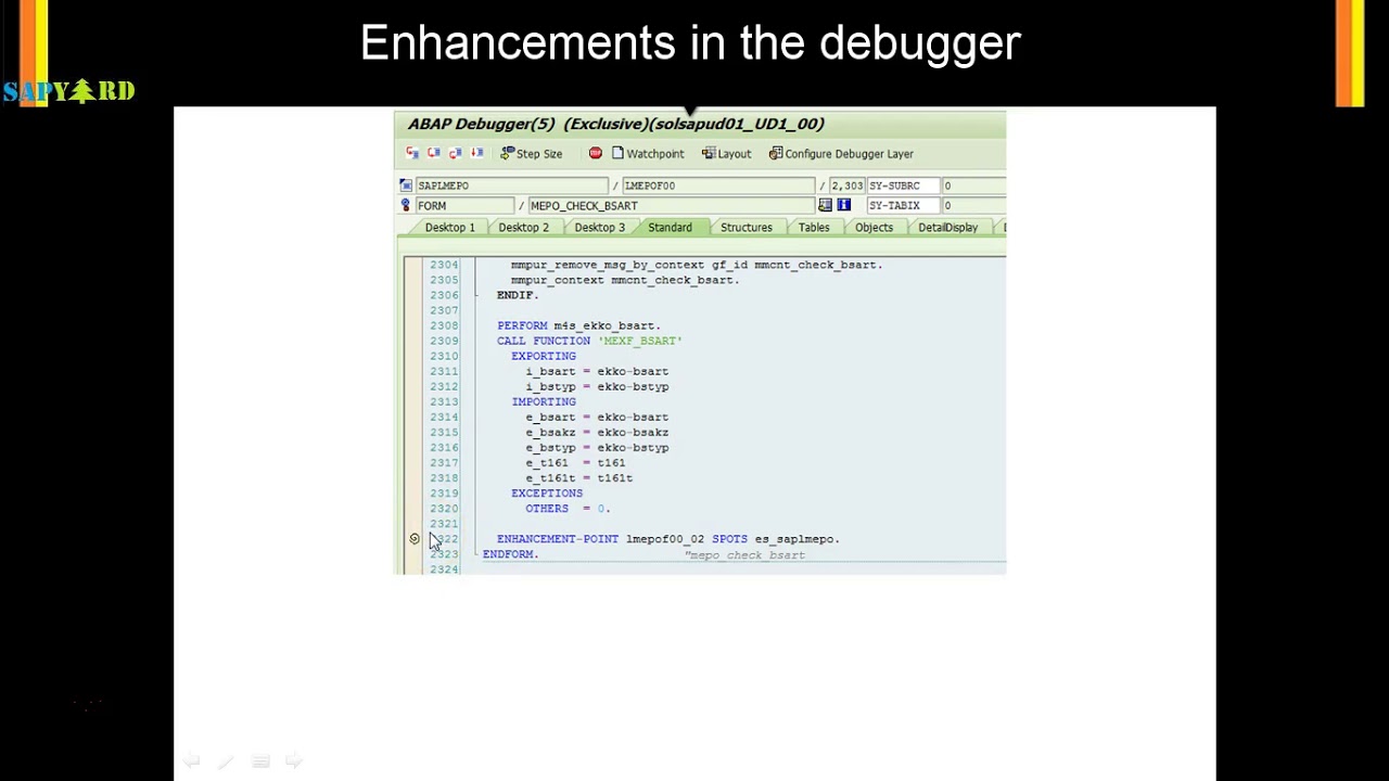 039 Enhancements in the Debugger - YouTube