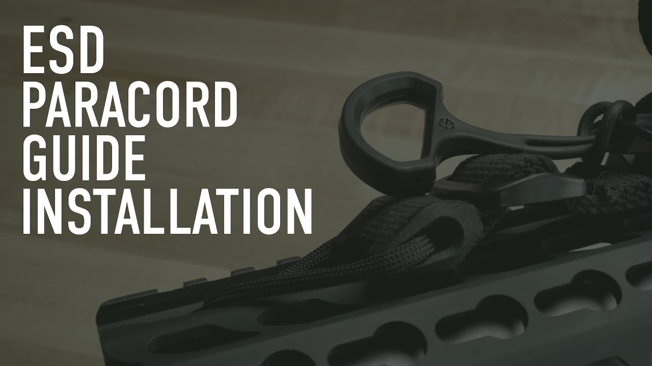 ESD Paracord Guide Installation - YouTube