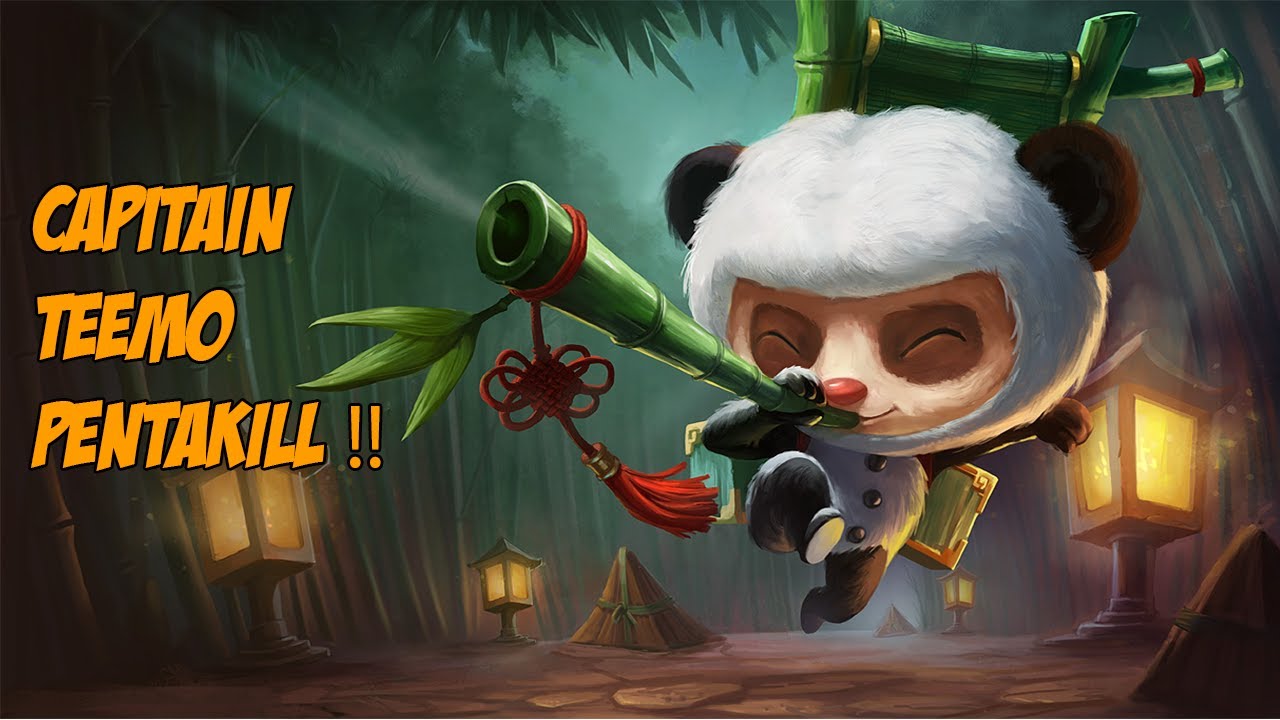 Captain Teemo PENTAKILL ! - YouTube