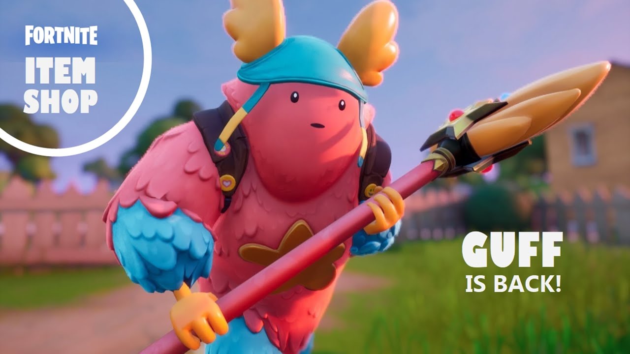 FORTNITE ITEM SHOP: Guff is Back Mythical Might Set - YouTube