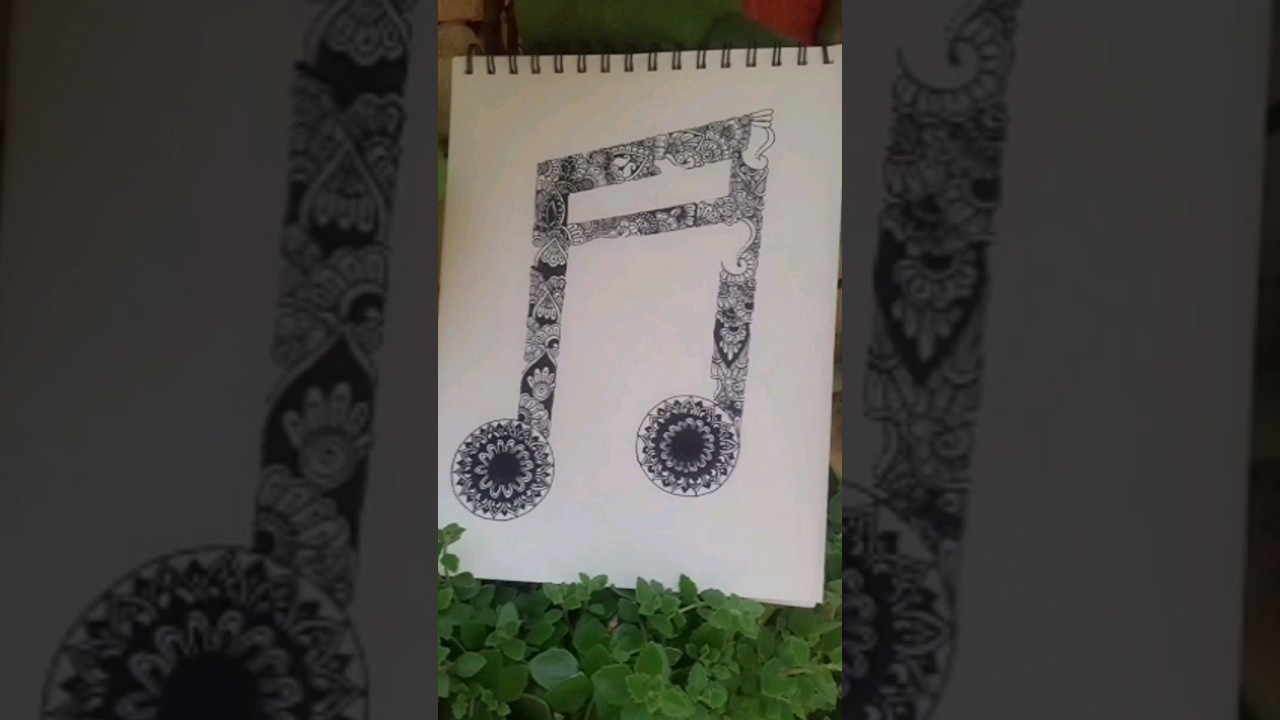 Music tone mandala art 🎶🎶 #art #artwork #ytshorts - YouTube