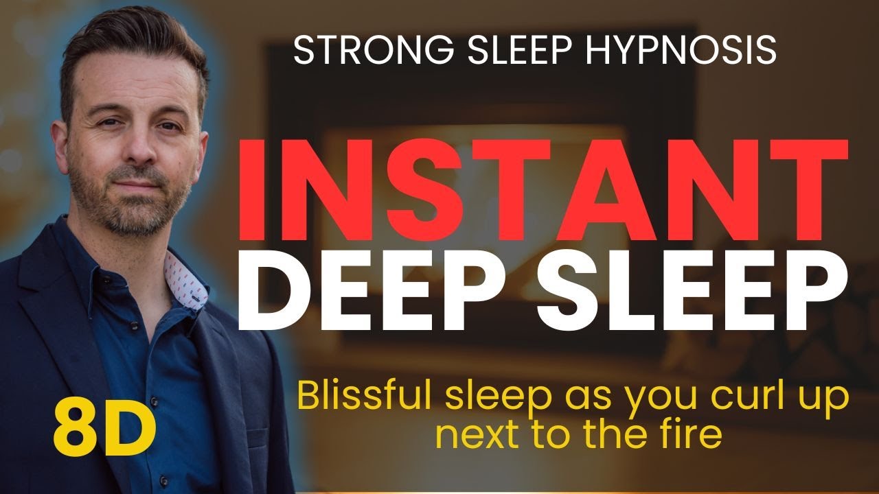 (VERY STRONG) Sleep Hypnosis For Deep Sleep, Fall Asleep Fast | Dark ...
