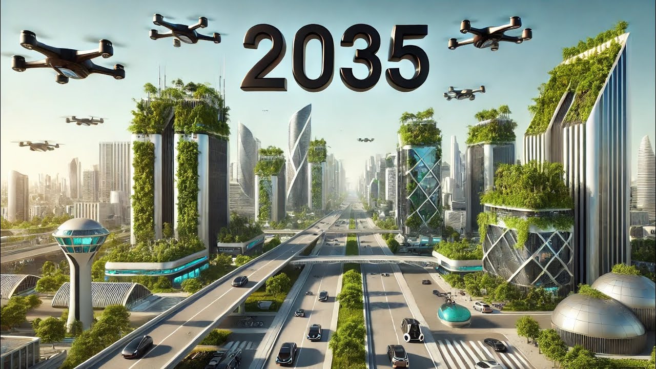 Futurestic City In The World According To Technology In 2035 Most ...