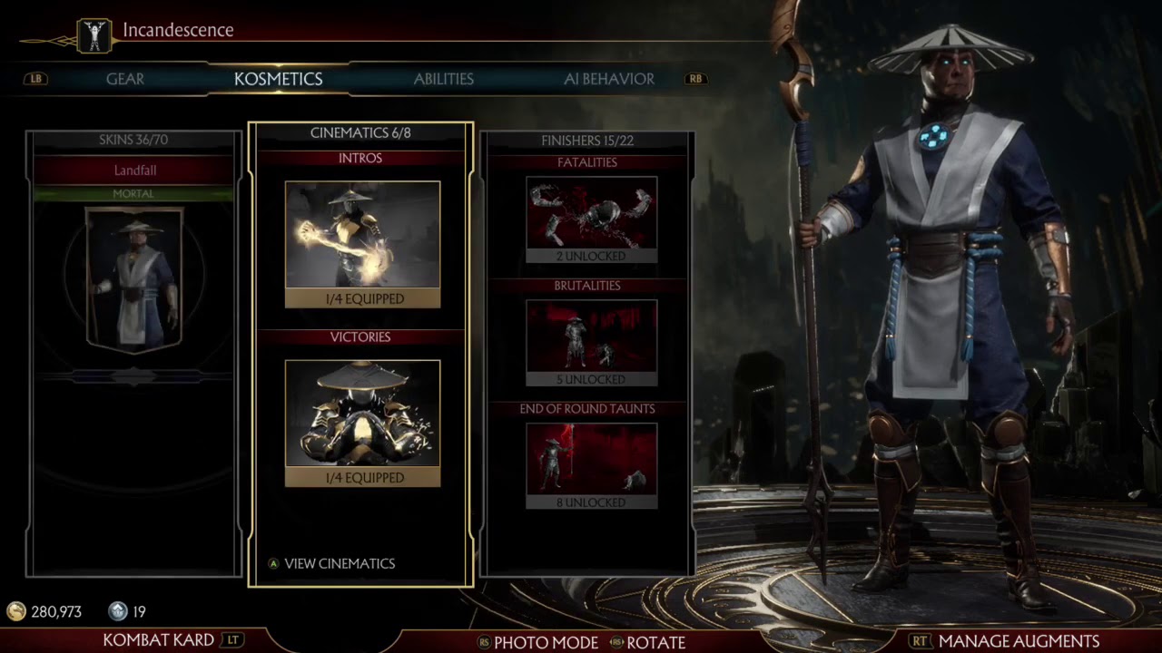 MK11 Raiden Victory Pose - YouTube