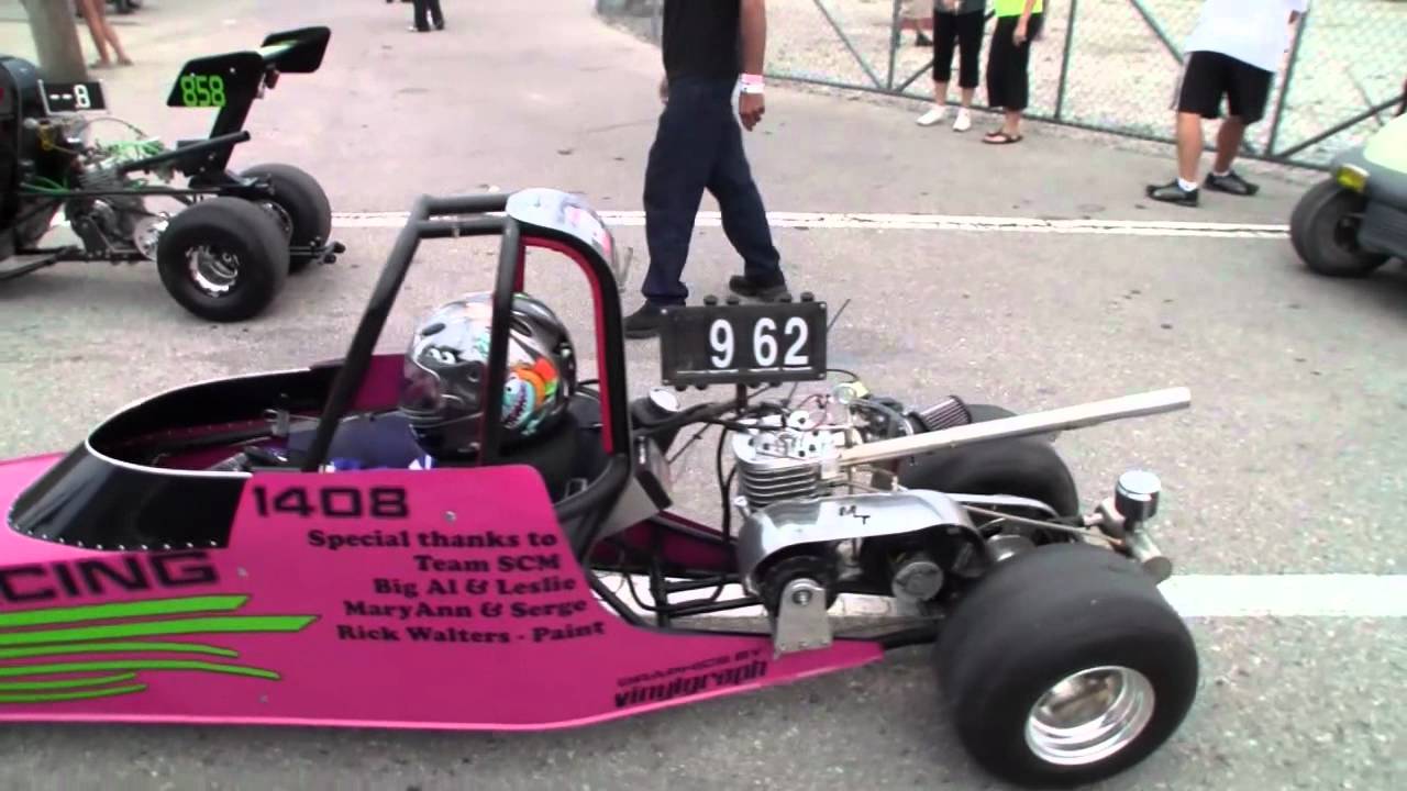 Mini Dragsters Bikes Snowmobiles. - YouTube