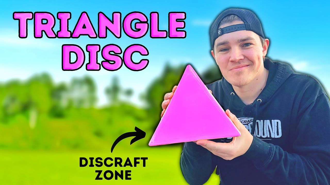 I Made a Triangle Disc Golf Disc! (Is This The Best Zone Ever Made ...