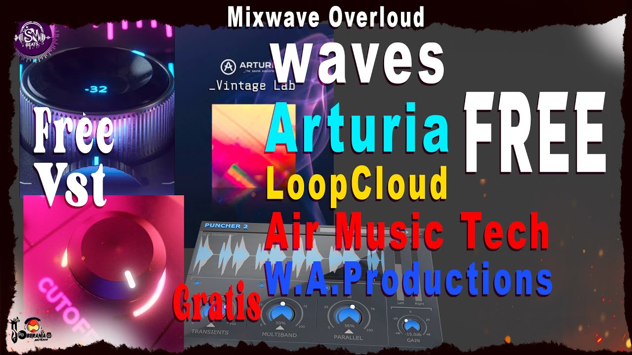 🎁PLUGIN GRATIS!! AIR MUSIC TECH, WAVES, LOOP CLOUD, ARTURIA, W.A PROD POR TIEMPO LIMITADO⏲ - YouTube