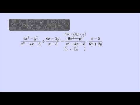 (Algebra 2) Factoring Problem 1 - YouTube