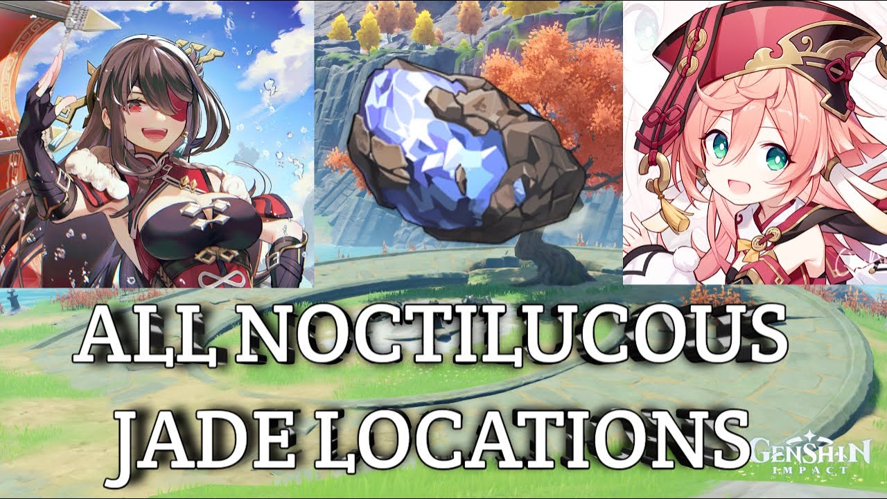 All Noctilucous Jade Locations (With Timestamps) - Genshin Impact - YouTube