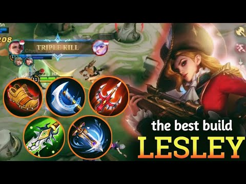 The best build LESLEY, | Full attack speed - YouTube