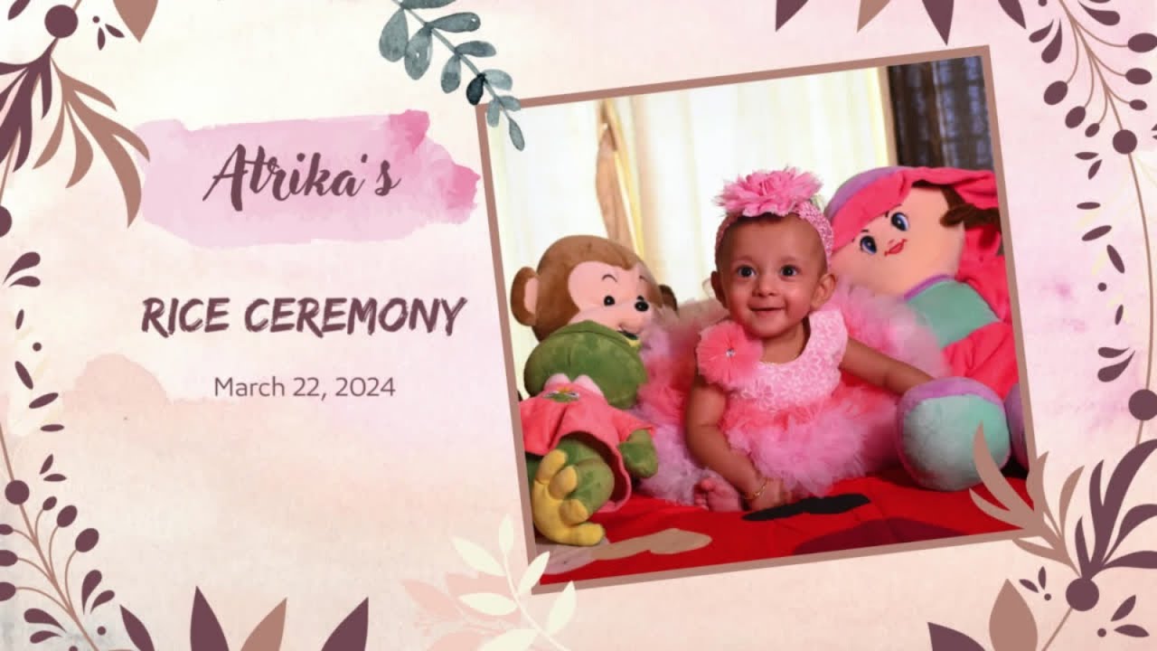 Atrika's Rice Ceremony || Full Length Cinematic - YouTube