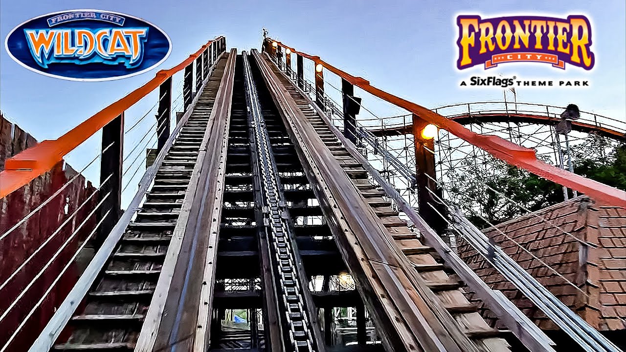 2025 Wildcat Roller Coaster On Ride Front Seat POV Frontier City - YouTube
