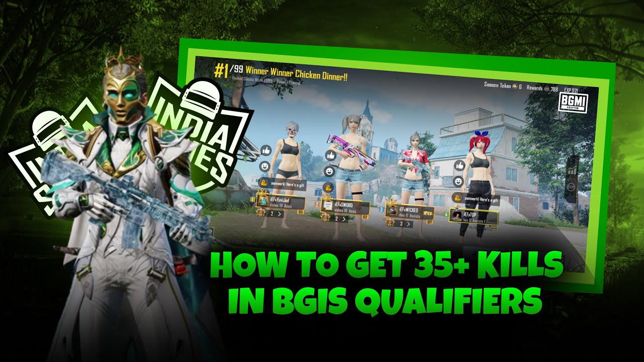 BGIS IN GAME QUALIFIERS🇮🇳|| 37 FINISHES DOMINATION GAMEPLAY🔥|| 120 FPS ...
